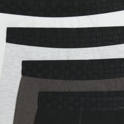 Boys grey boxers 5 pack | River Island