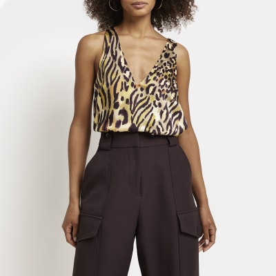 Leopard Print Top | Animal Print Top | Snake Print | River Island