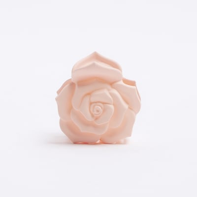 Girls pink rose claw hair clip | River Island