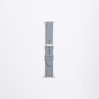 Grey Rubber Watch Strap | River Island
