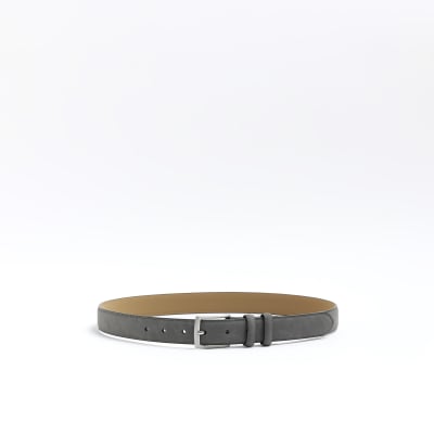 Grey suit belt | River Island