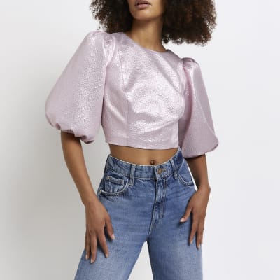 Pink Top | Pink Blouse | River Island
