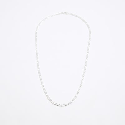 Silver colour chain necklace | River Island