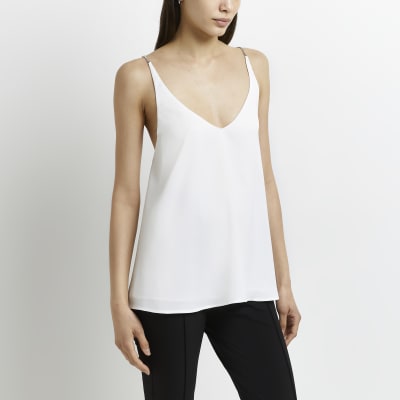 White Lace Top | White Top Womens | River Island